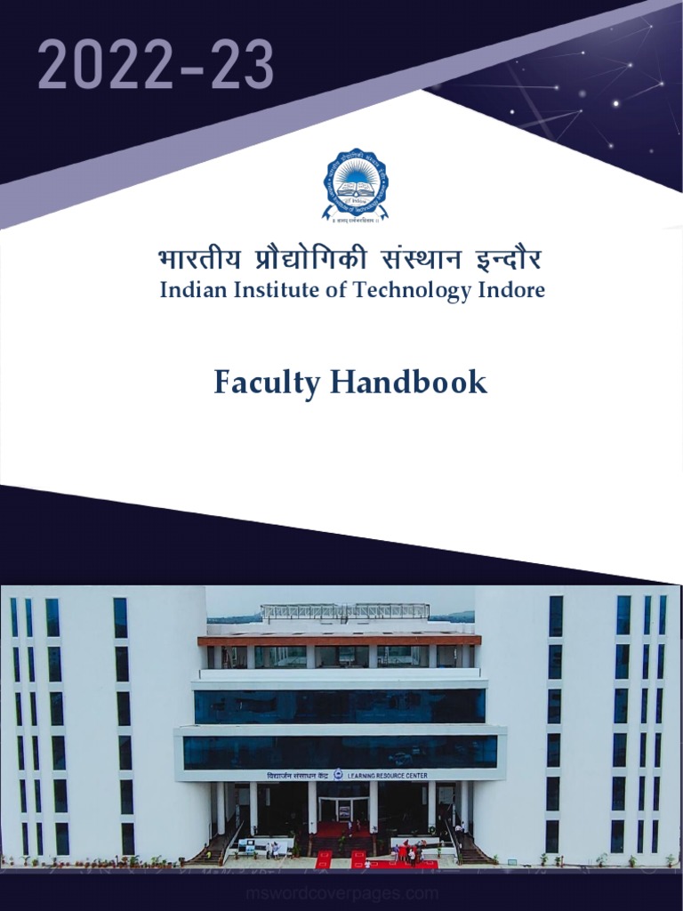 Faculty Handbook IIT Indore | PDF