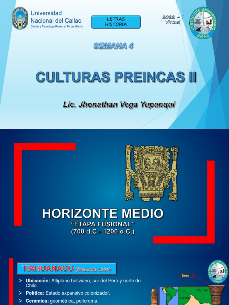 Culturas Preincas del Perú: Mapa y Características | PDF | Andes | Perú