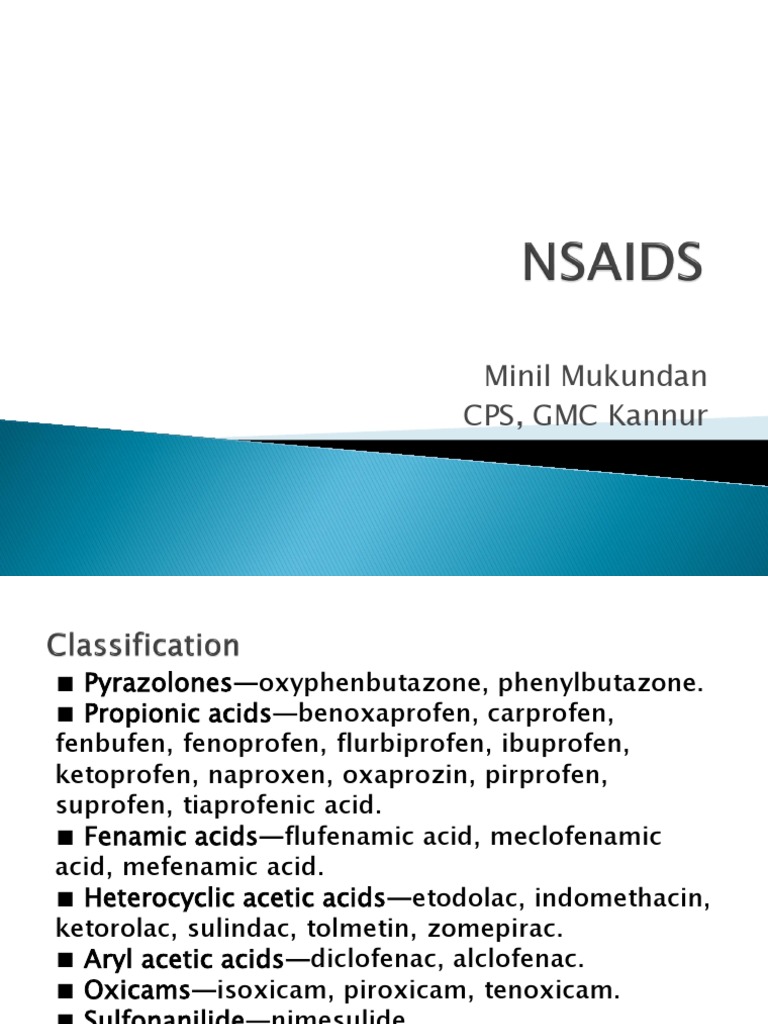 NSAIDs Toxicology PDF | PDF | Science & Mathematics