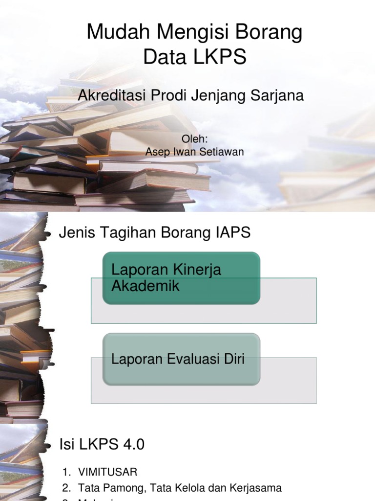 Standar Pengisian Data LKPS BAN PT | PDF