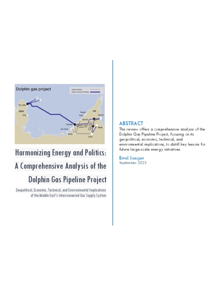 Dolphin Pipeline Project | PDF | Science & Mathematics | Technology ...