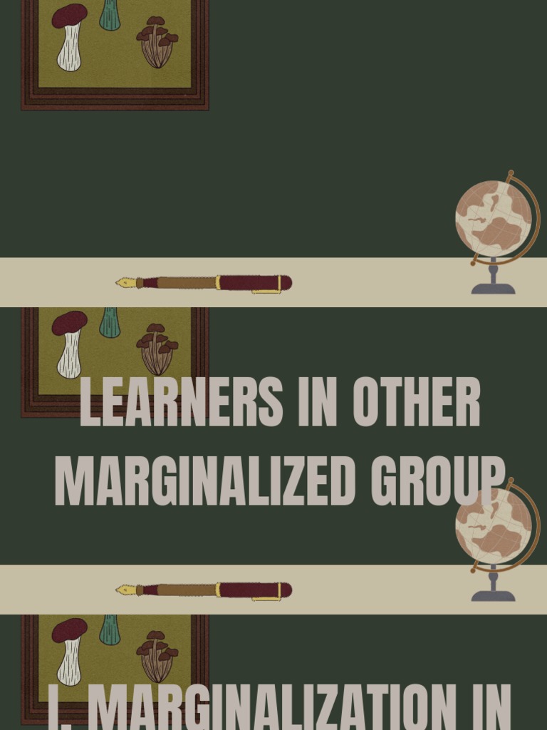 FTC4 Chapter 7 Learners in Other Marginalized Group | Download Free PDF ...