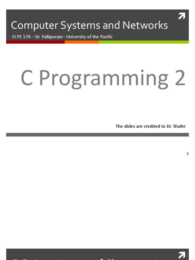06 C Programming 2 Pdf Pointer Computer Programming Integer Computer Science 0381