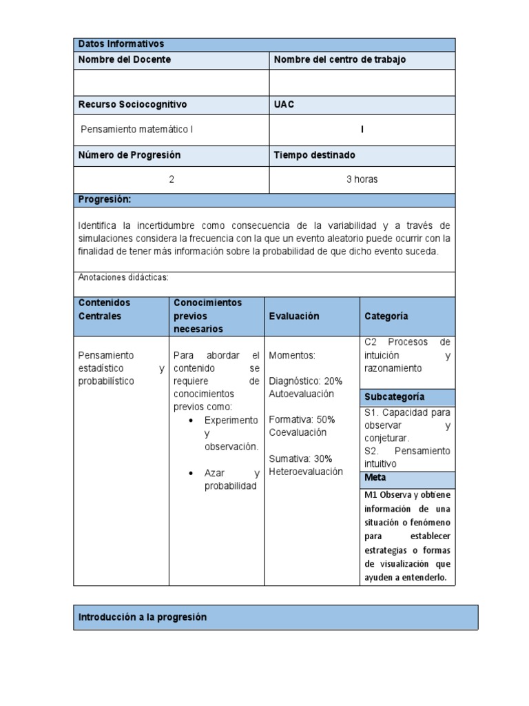 R06 P Matematico1 02 | PDF | Pensamiento | Probabilidad