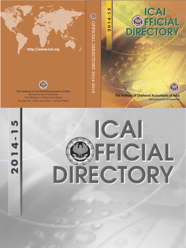 Icai Official Directory | PDF