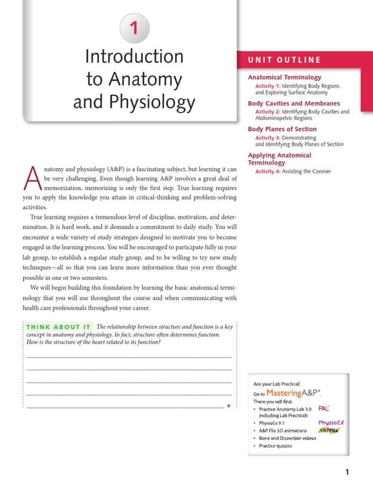 Anatomy and Physiology Lab Guide | PDF | Self-Improvement | Wellness