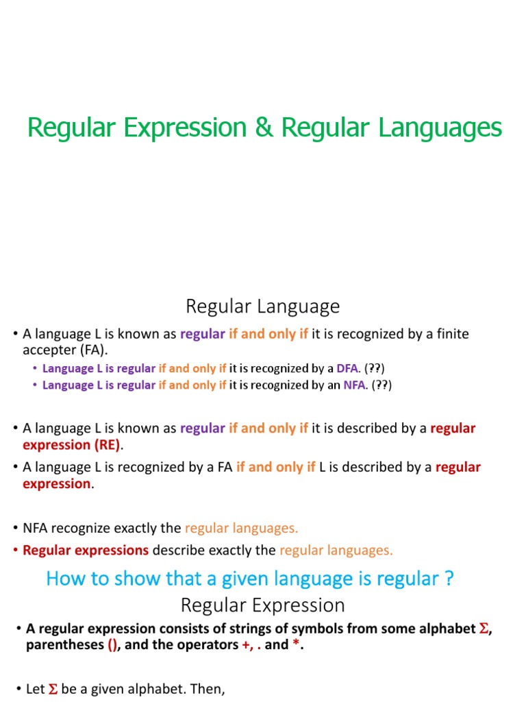 Regular Expressions | Download Free PDF | Regular Expression ... Regular Expressions | Download Free PDF | Regular Expression ...