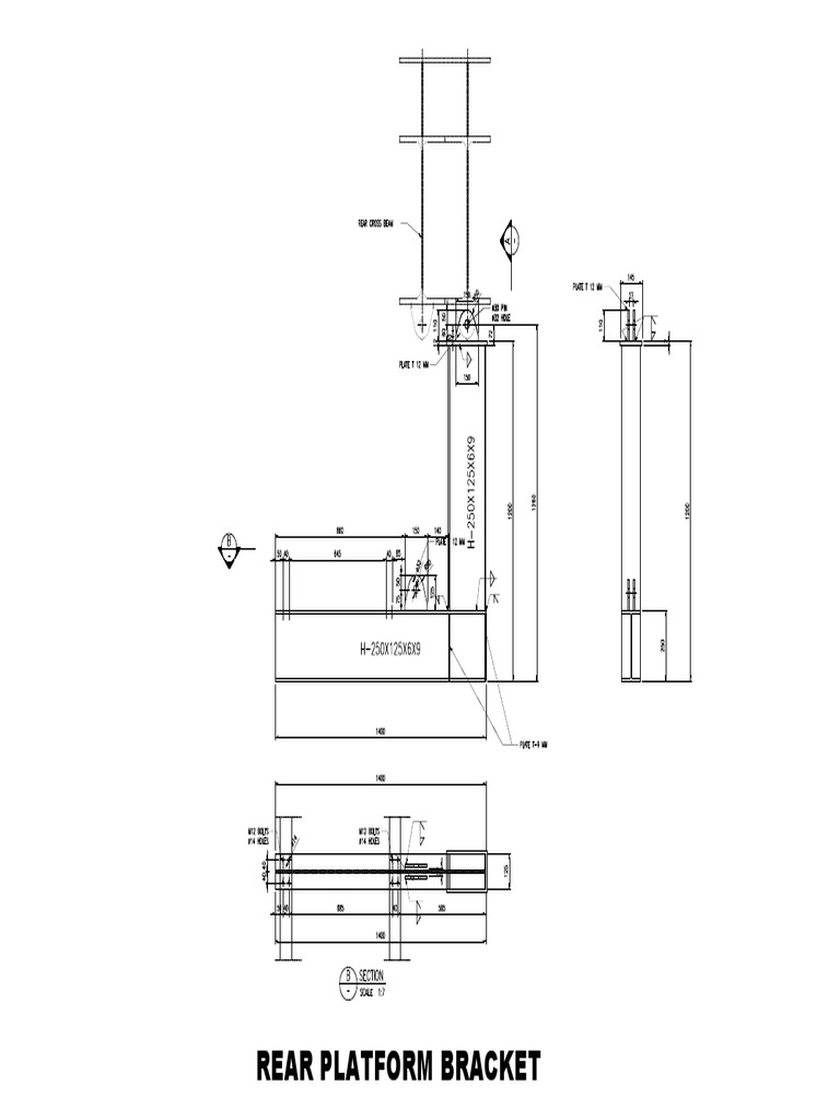 Bracket PLATFORM Belakang | PDF