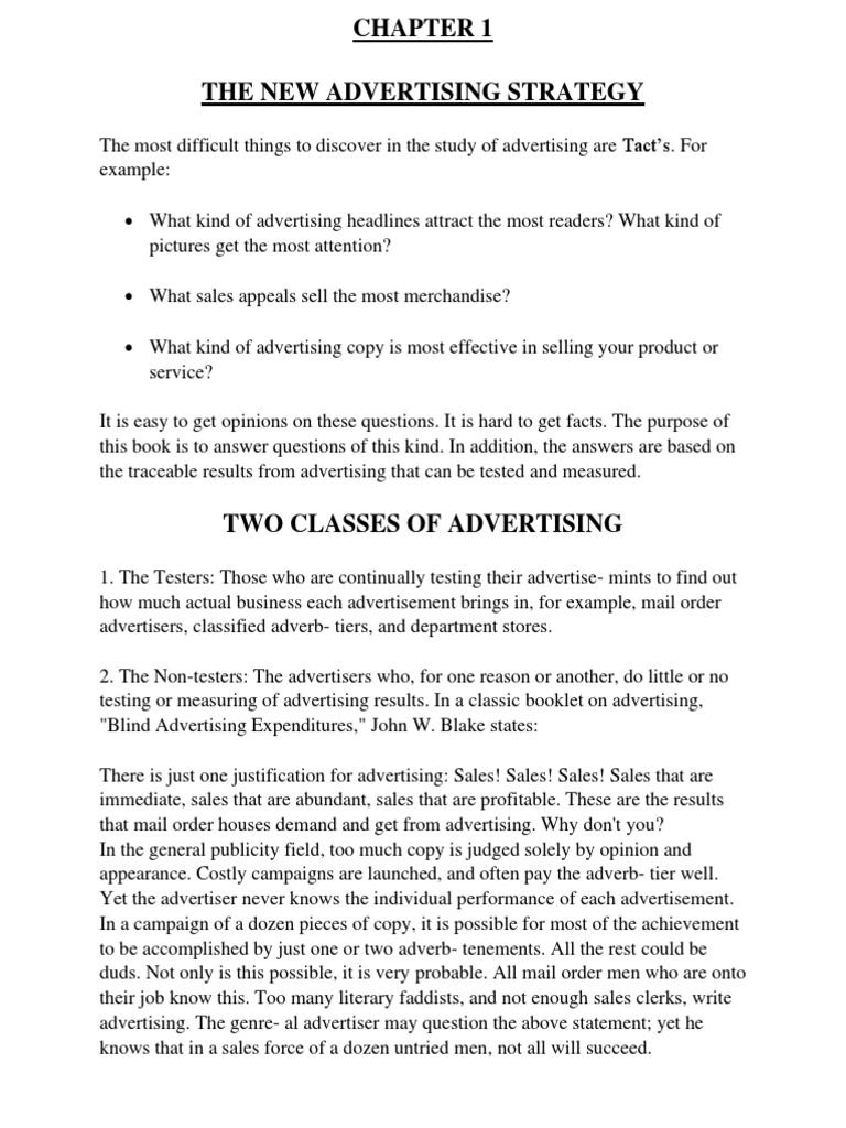 Scientific Advertising Strategies | PDF | Advertising | Newspapers