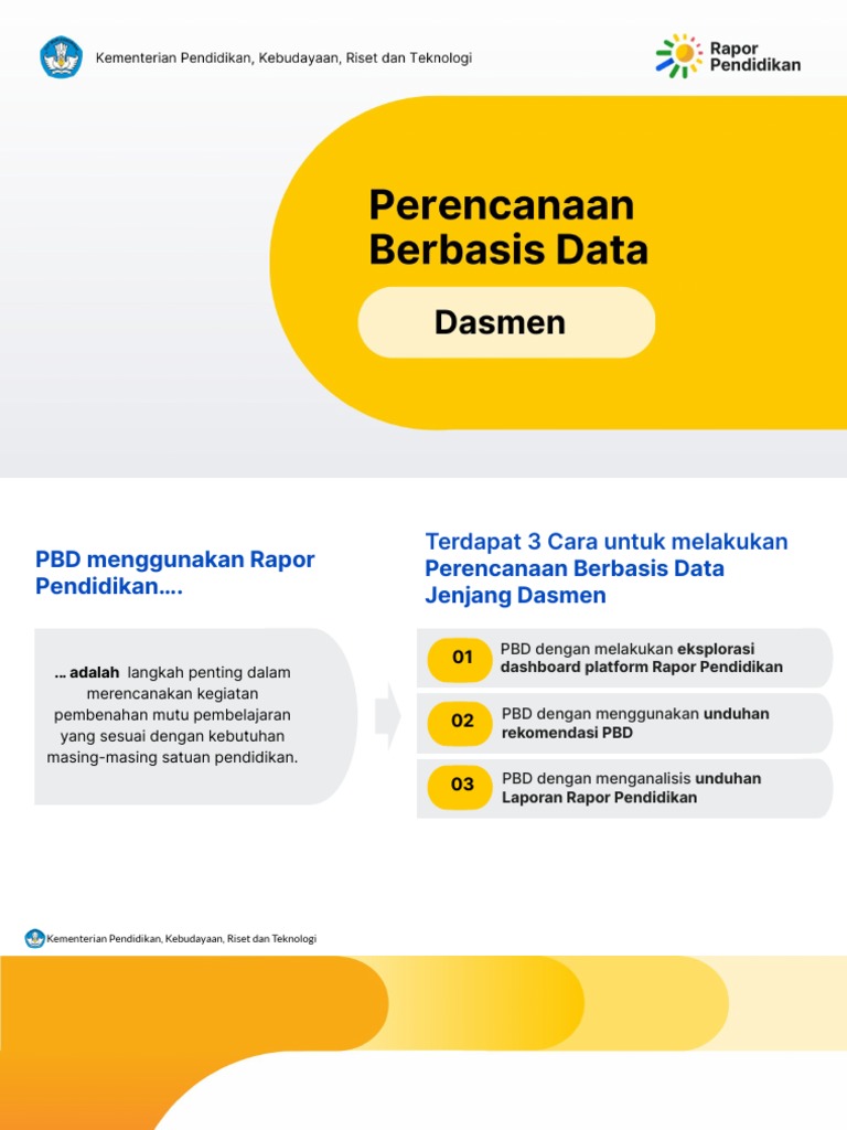 3 Cara Perencanaan Berbasis Data Satpen - Master - 1 | PDF