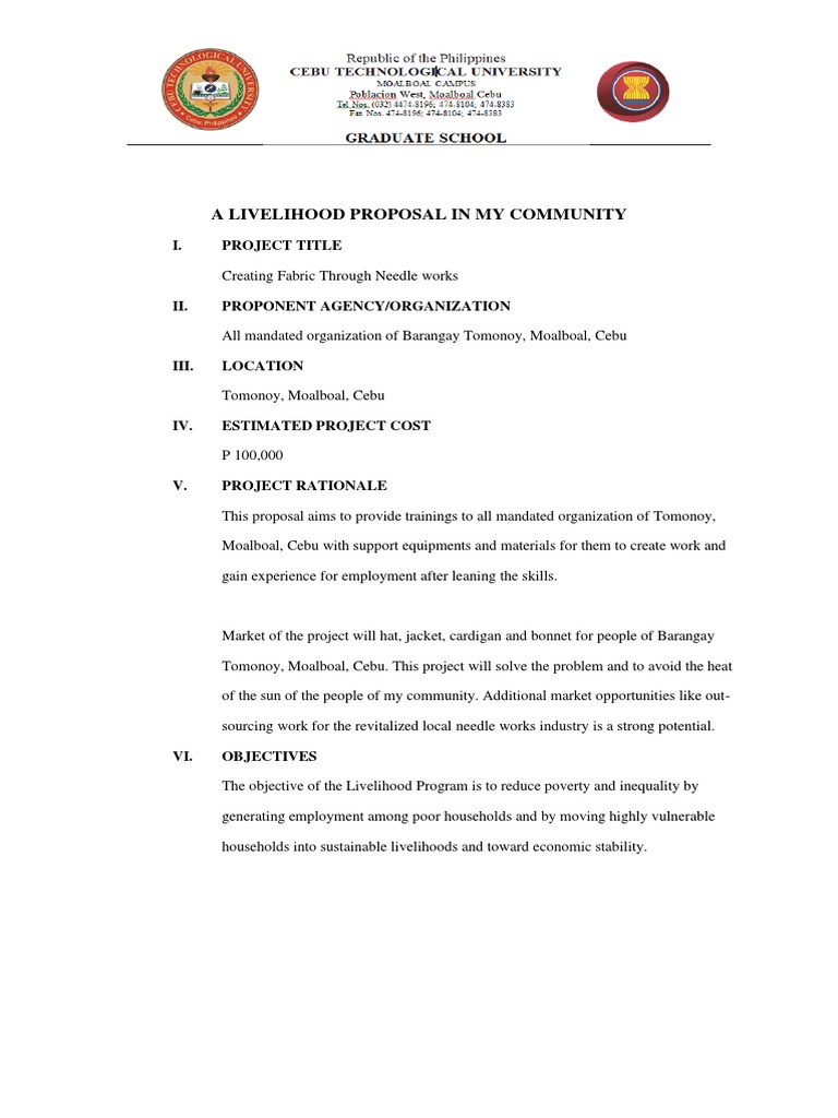 Proj Proposal in Needlecraft | PDF | Sewing Needle | Knitting