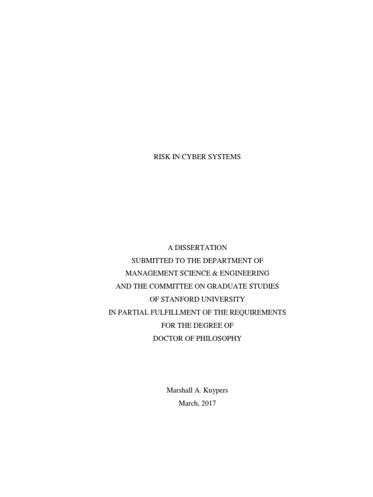 Kuypers Dissertation Final-Augmented | PDF | Computer Security | Security