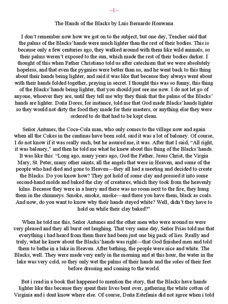 The Hands of The Black | PDF | Mary, Mother Of Jesus