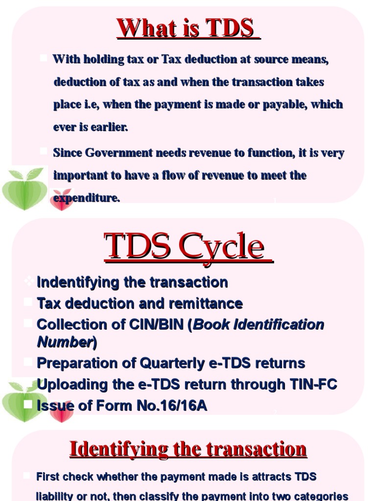 E-Tds | PDF | Taxes | Payments