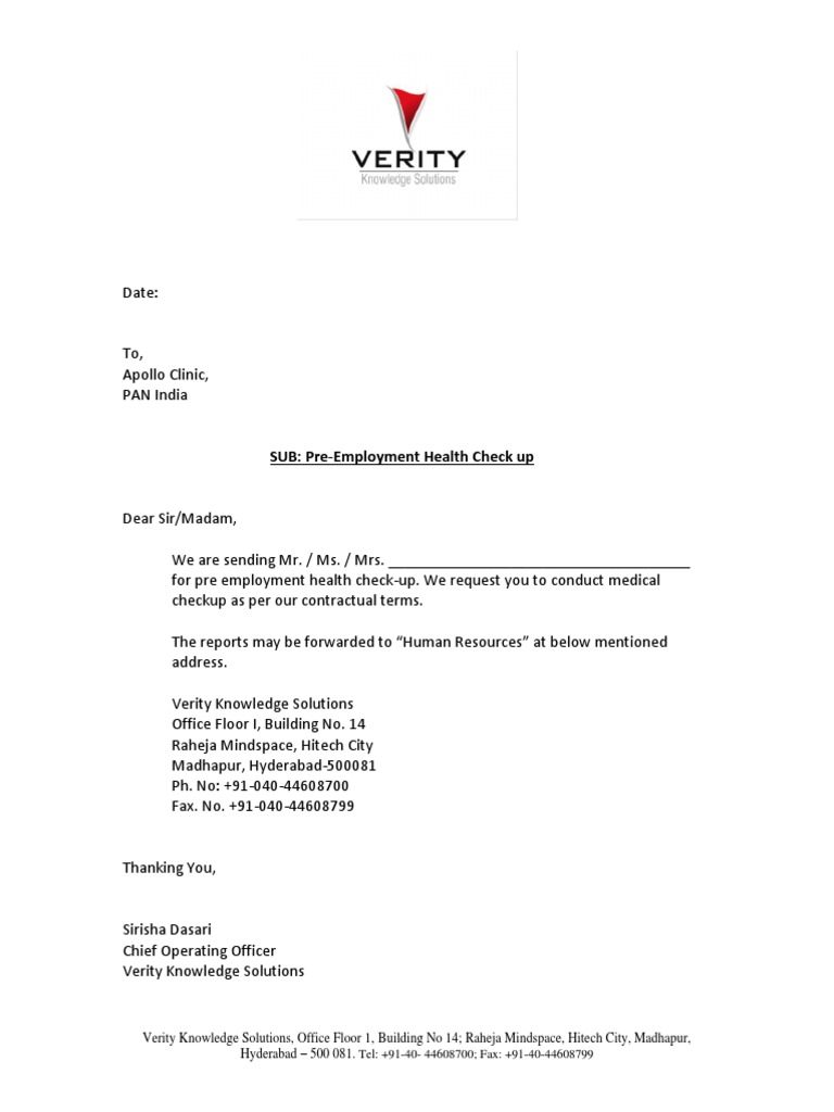 Apollo Health Check Up Authorization | PDF