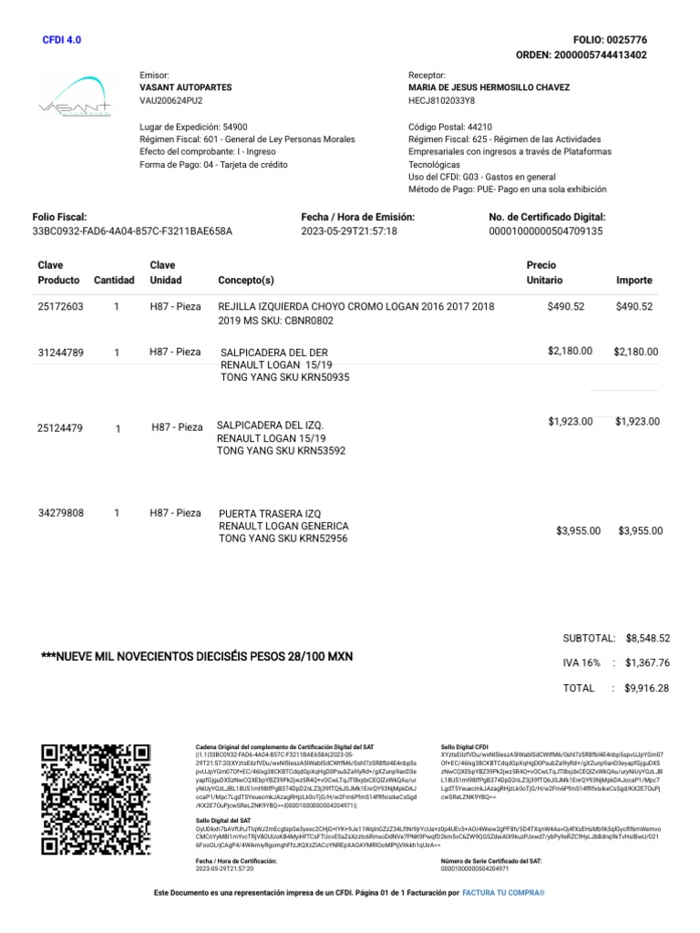 Factura | PDF | Pagos | Tecnología bancaria