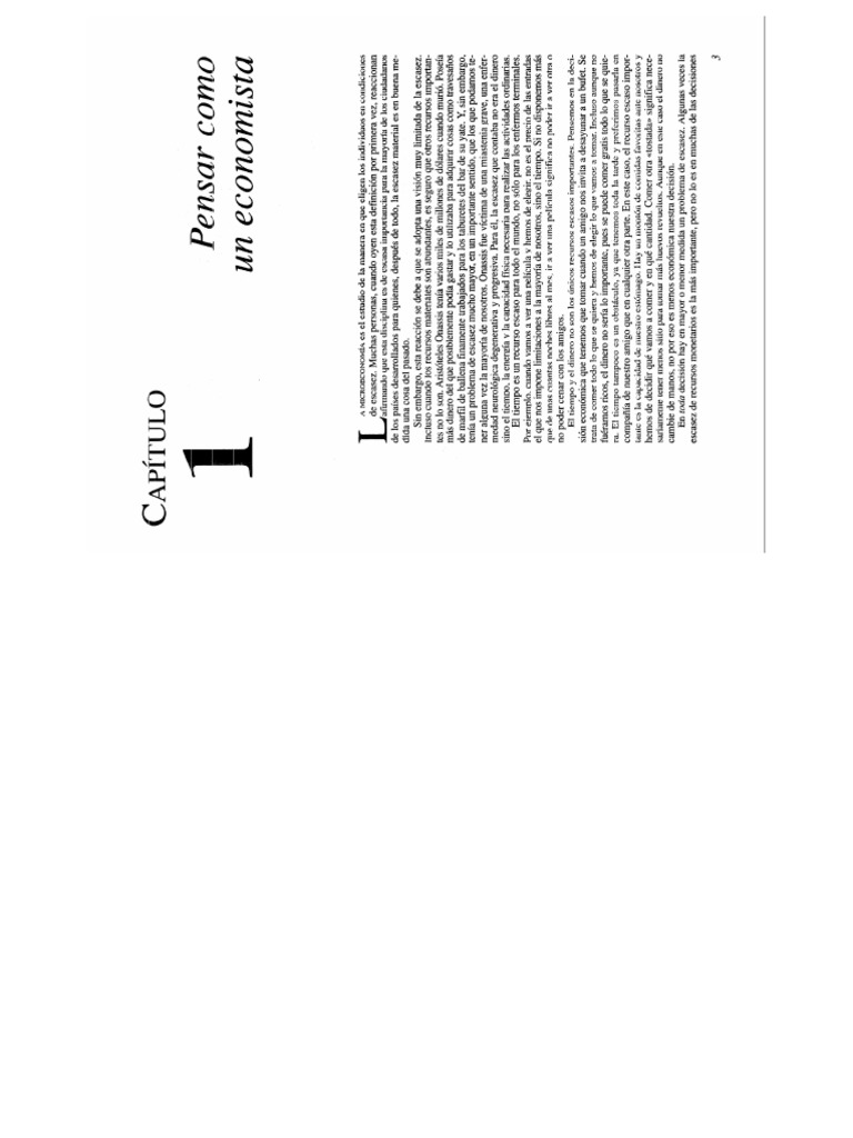 Frank (2005) - Pensar Como Economista - Cap. 1 | PDF Frank (2005) - Pensar Como Economista - Cap. 1 | PDF