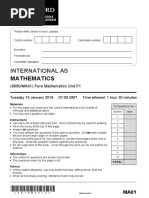 9709 A Level Maths Syllabus Update 2026 | PDF