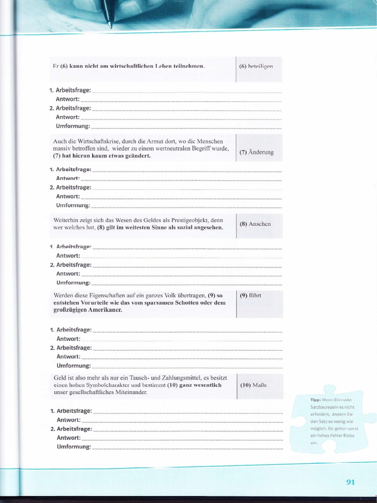 Goethe C2 Schreiben Teil 1 & 2 | PDF