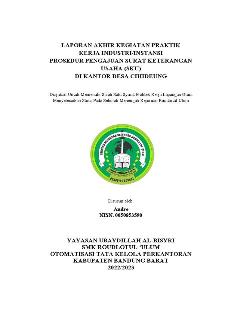 Laporan PKL Andre | PDF