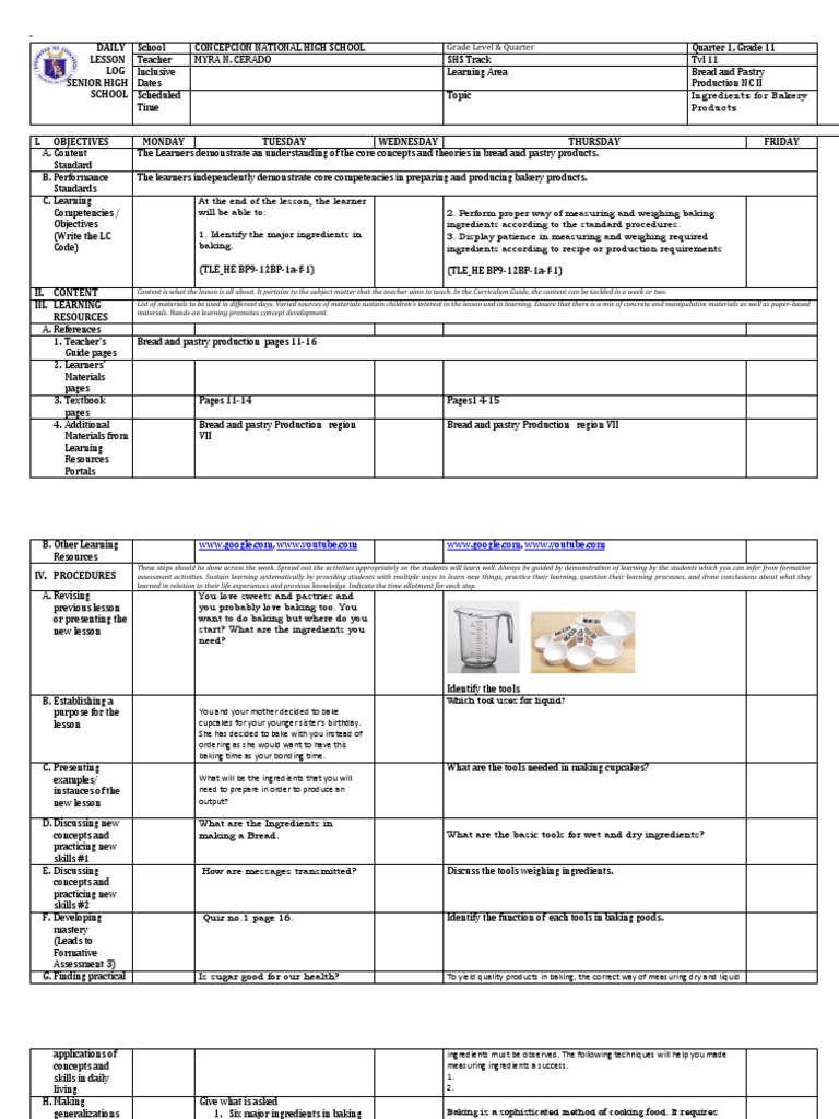 BPP Lesson 1 DLL | PDF