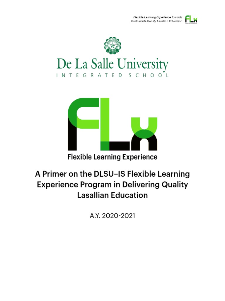 dlsu-is-flexible-learning-primer-2020-2021 | PDF | Distance Education ...