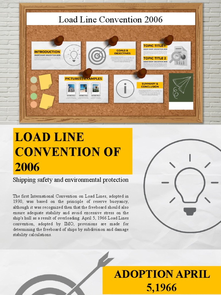 Load Line Convention Report | PDF