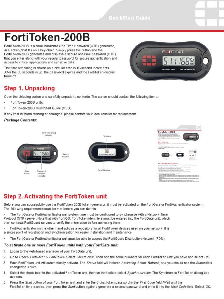 FortiToken-200B v3 | PDF | Finance & Money Management | Technology ...