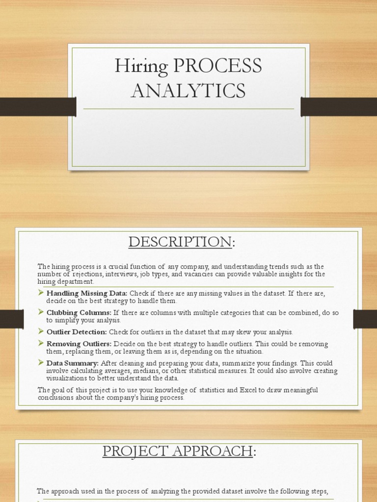 Hiring PROCESS ANALYTICS | PDF