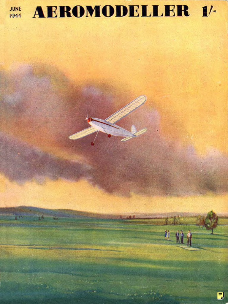 Aeromodeller 1944 - 06 | PDF | Supermarine Spitfire | Curtiss P 40 Warhawk