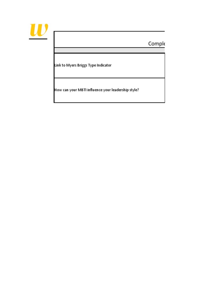 Leadership Exercise 6 Pdf