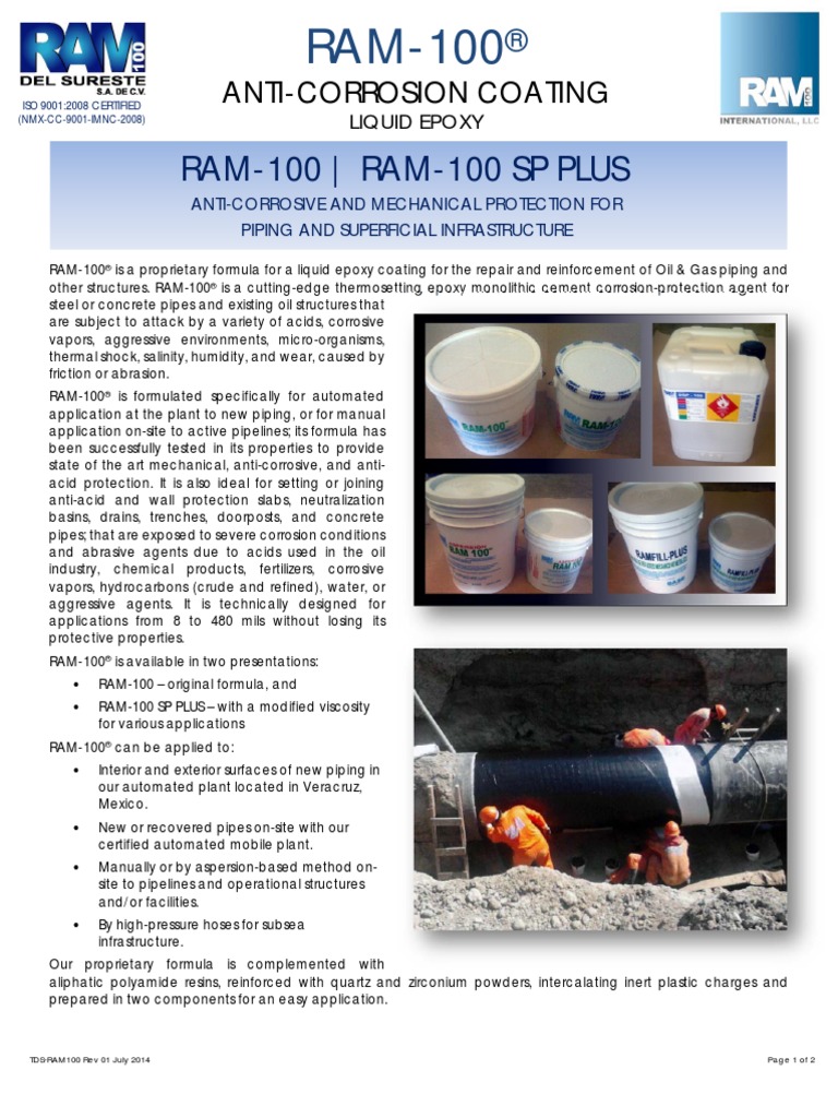 Ram 100 | PDF | Corrosion | Epoxy