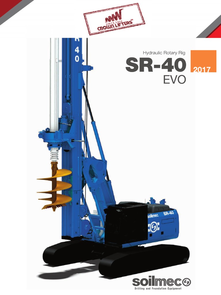 Soilmec SR 40 Piling Rig | PDF