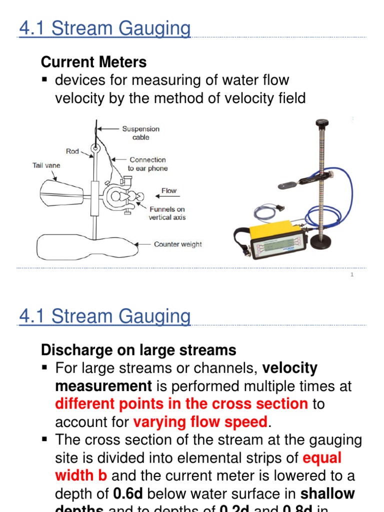 05-2 ESHYDL30 - Runoff (Cont) | PDF | Discharge (Hydrology) | Stream