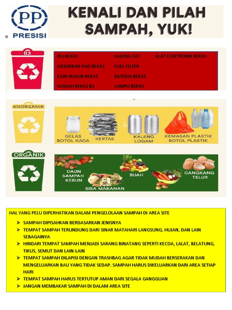 Poster Pemilahan Sampah | PDF