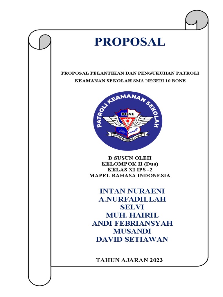 Proposal PKS Patroli Keamanan Sekolah | PDF