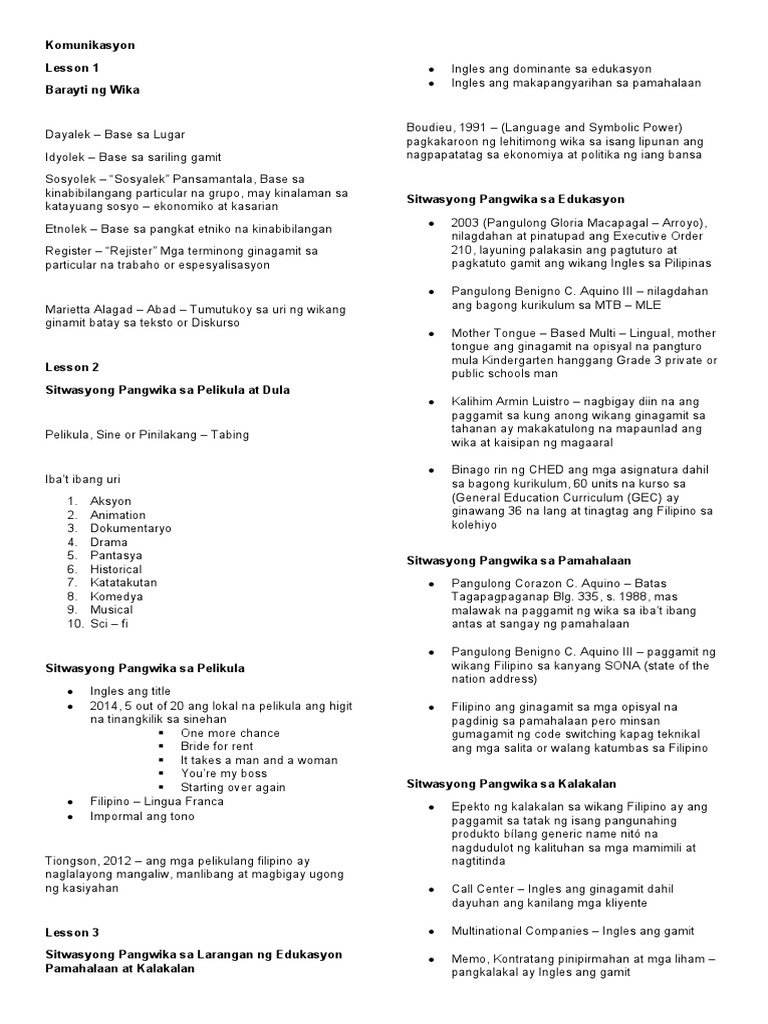 KPWKP Reviewer 2nd Quarter | PDF