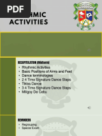 Locomotor and Non Locomotor Movements Folk Dance Basic Step | PDF ...