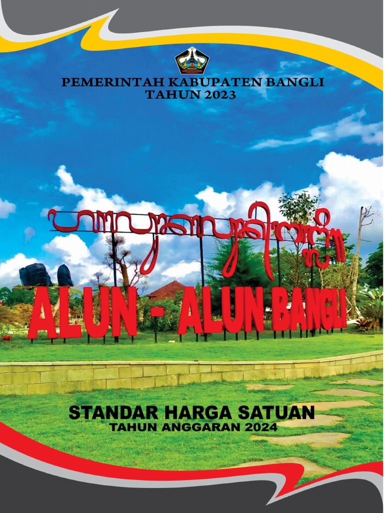 SSH Kabupaten Bangli 2024 (Perbup Nomer 7tahun 2023) - 1 | PDF