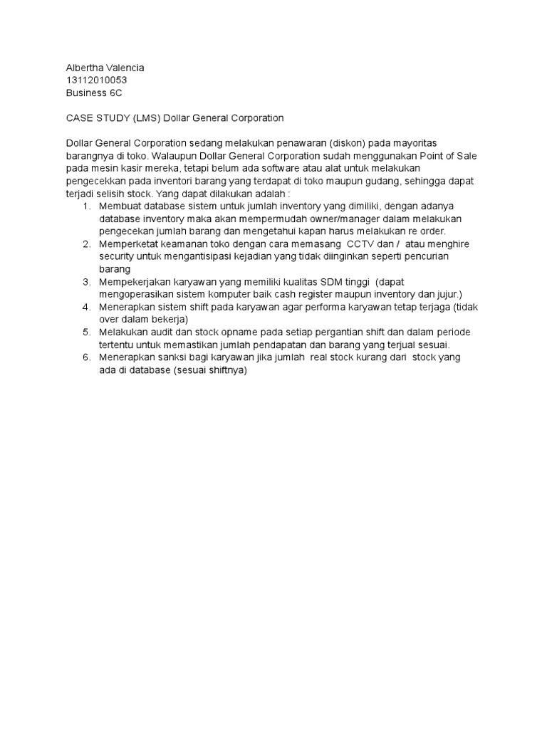 MIS Assignment Albertha Valencia | PDF