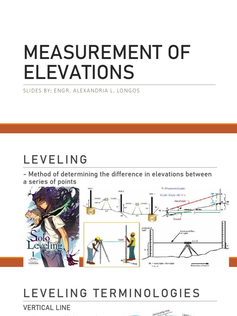 Measurement of Elevation | PDF