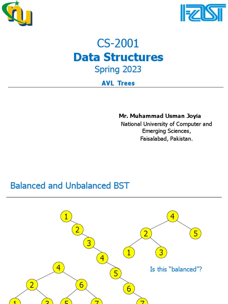 Lecture 13 Avl Trees Pdf Theoretical Computer Science Information Retrieval 