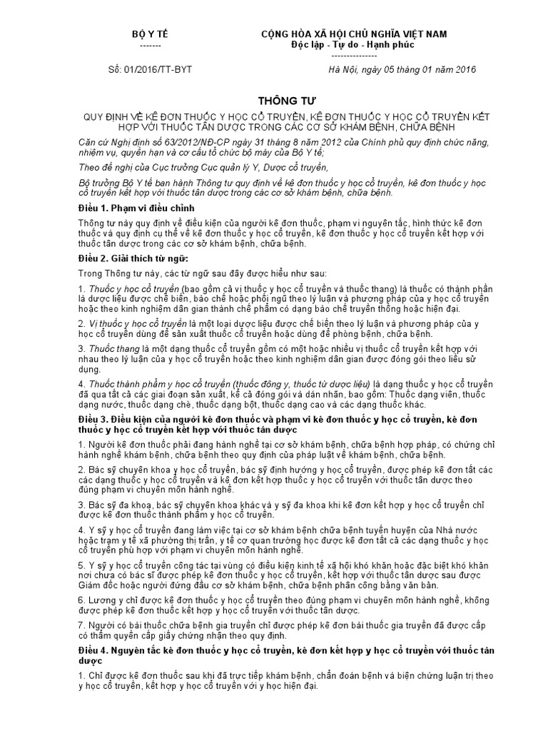 TT 01 - 2016 - Tt-Byt | PDF