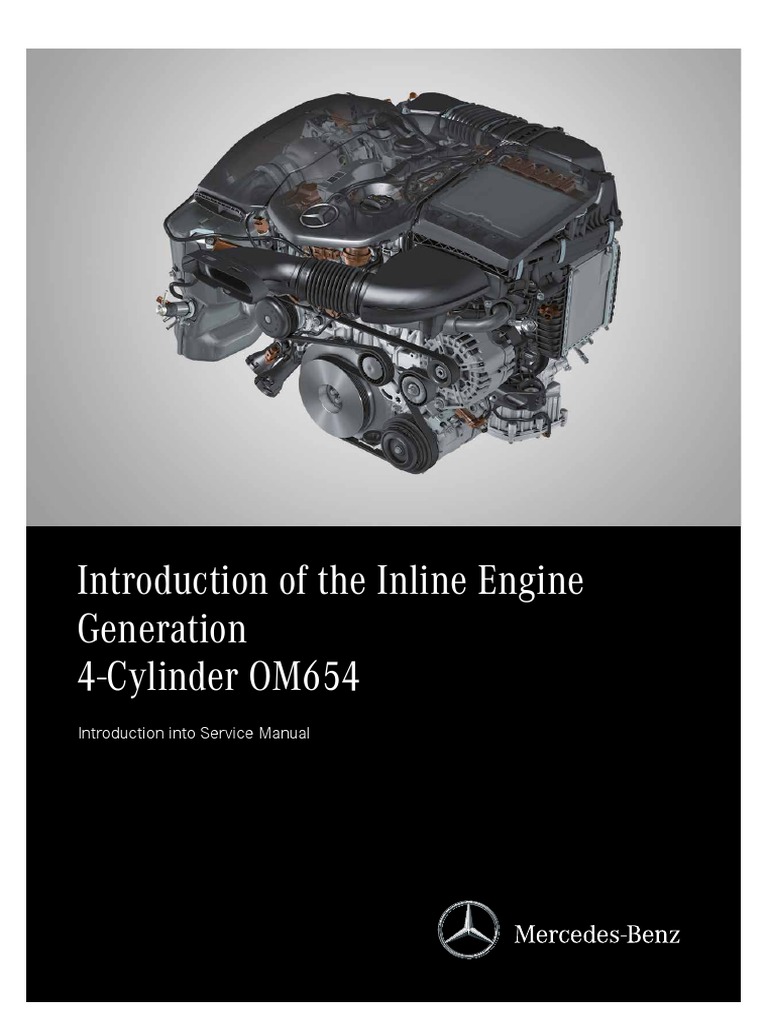 Introduction of The Mercedes OM654 Engine Öffnen | PDF | Turbocharger | Throttle