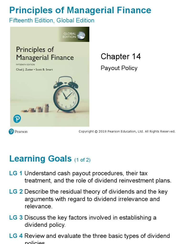 14 Zutter Smart MFBrief 15e ch14 | PDF | Dividend | Stocks