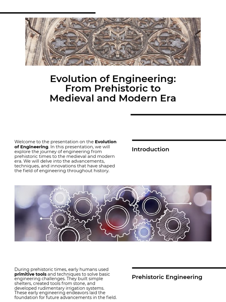Evolution Of Pre Historic Medieval And Modern Era Pdf
