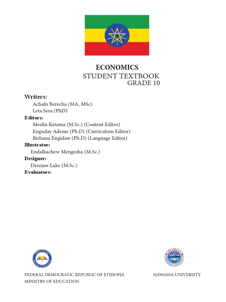 Economics Grade 10 Sudents Textbook Final Version | PDF | Utility ...