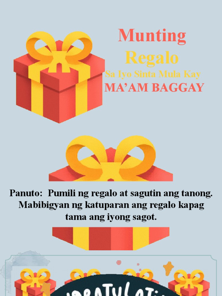 Sir or Maam Santa | PDF
