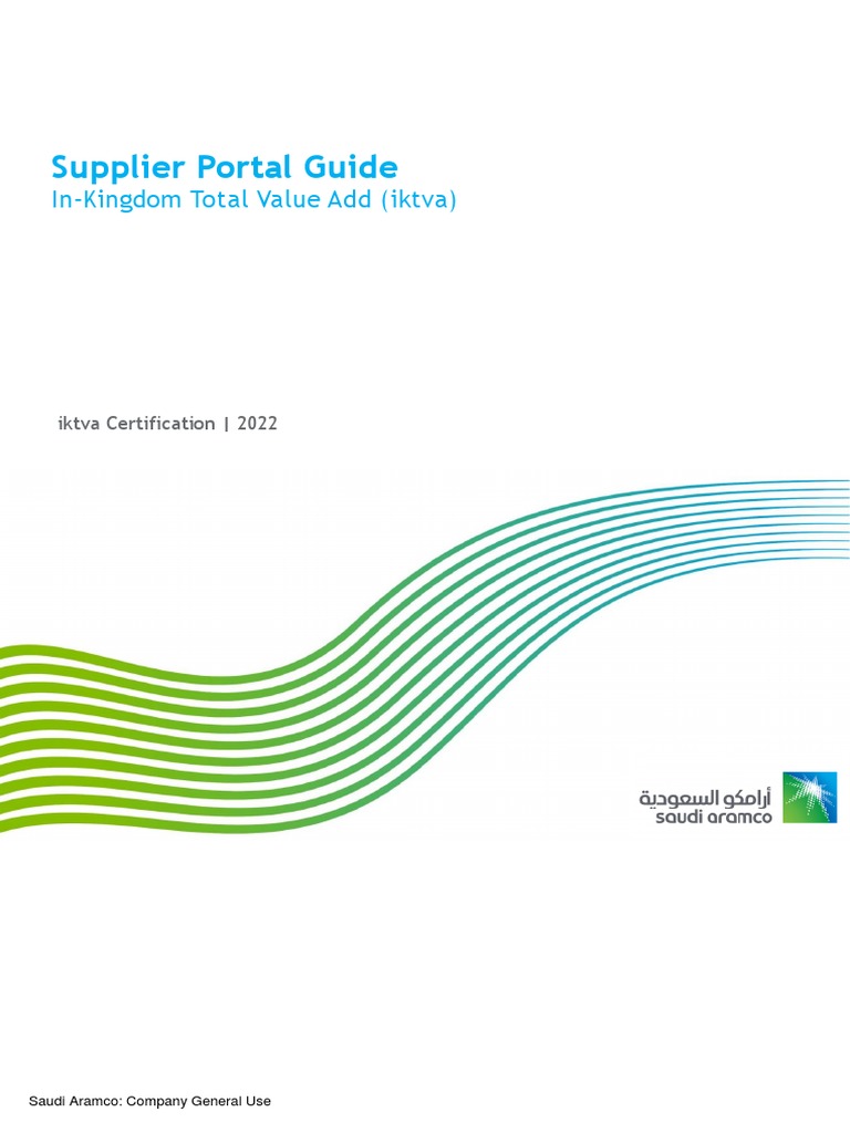iktva Portal Solution Guide 2023 | PDF | Depreciation | Supply Chain