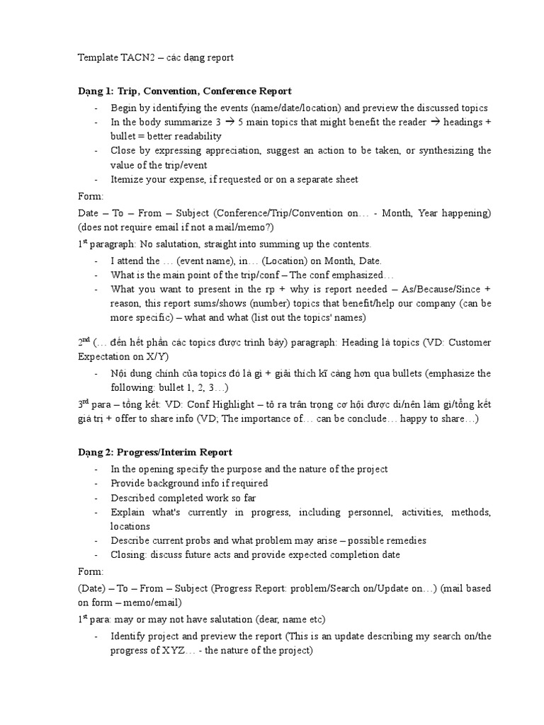 TACN2 Report Template Overview | PDF | Business | Computers